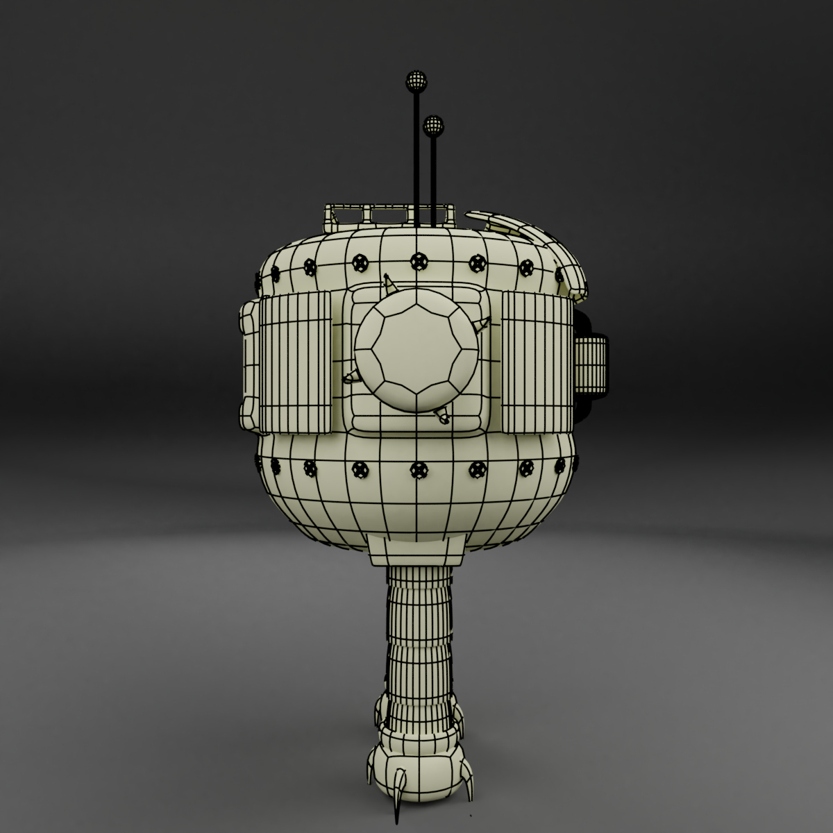 Free rig metallic blender 3D model - TurboSquid 1313739