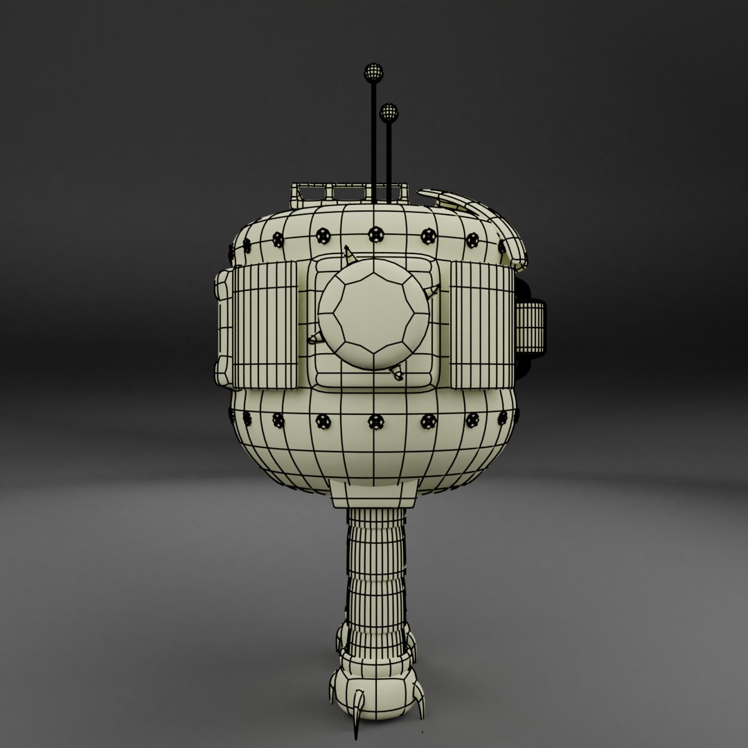 Free Rig Metallic Blender 3D Model - TurboSquid 1313739