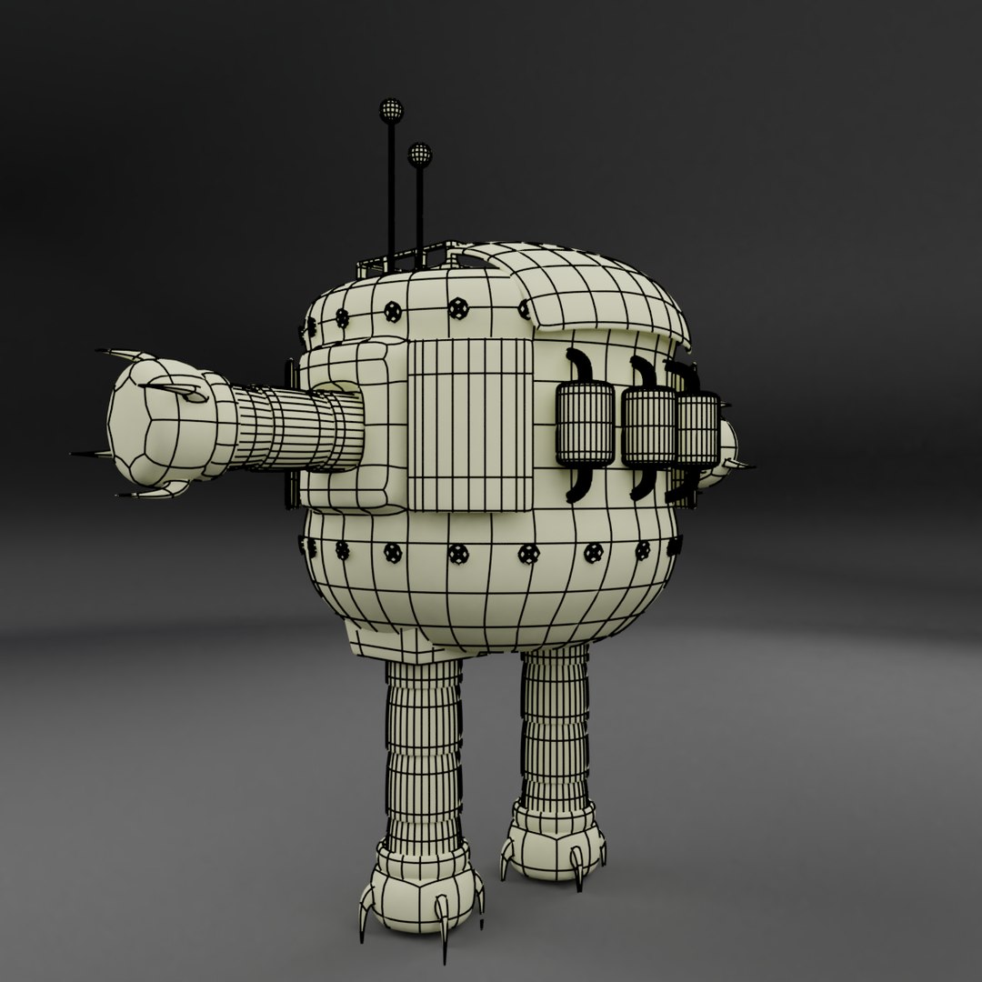 Free Rig Metallic Blender 3D Model - TurboSquid 1313739