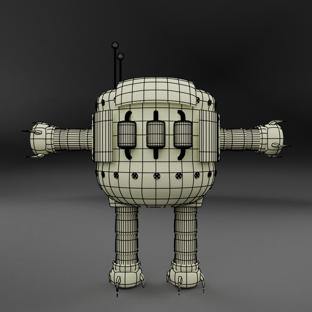 Free Rig Metallic Blender 3D Model - TurboSquid 1313739