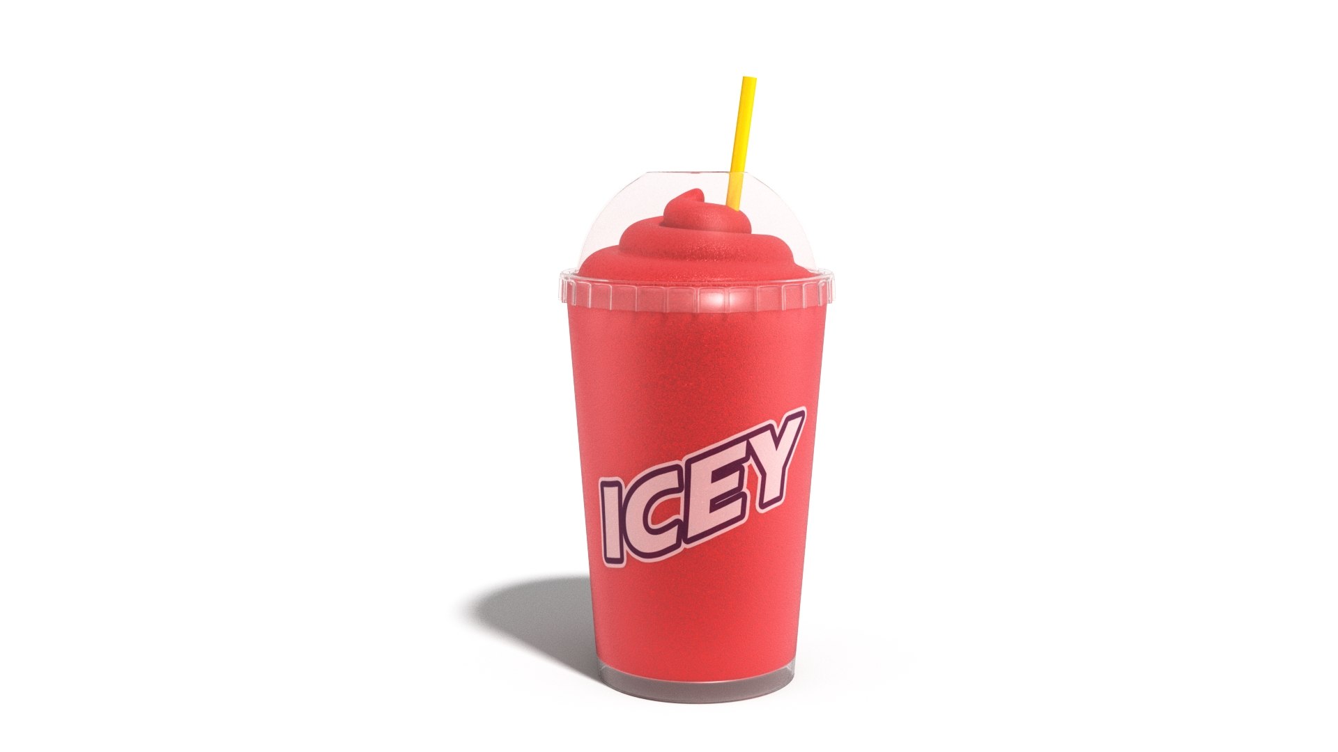 Icey Slush Slurp Frozen Soft Drink 3D Model - TurboSquid 1954340