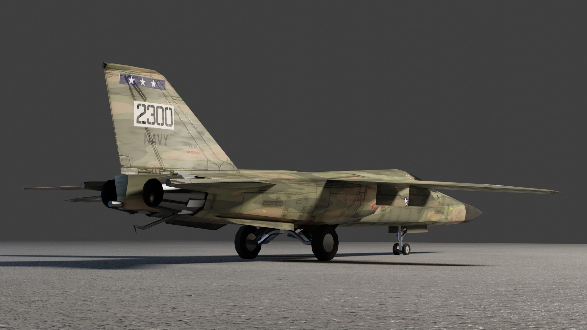 3D General Dynamics F-111 Aardvark Jet Fighter - TurboSquid 1899136