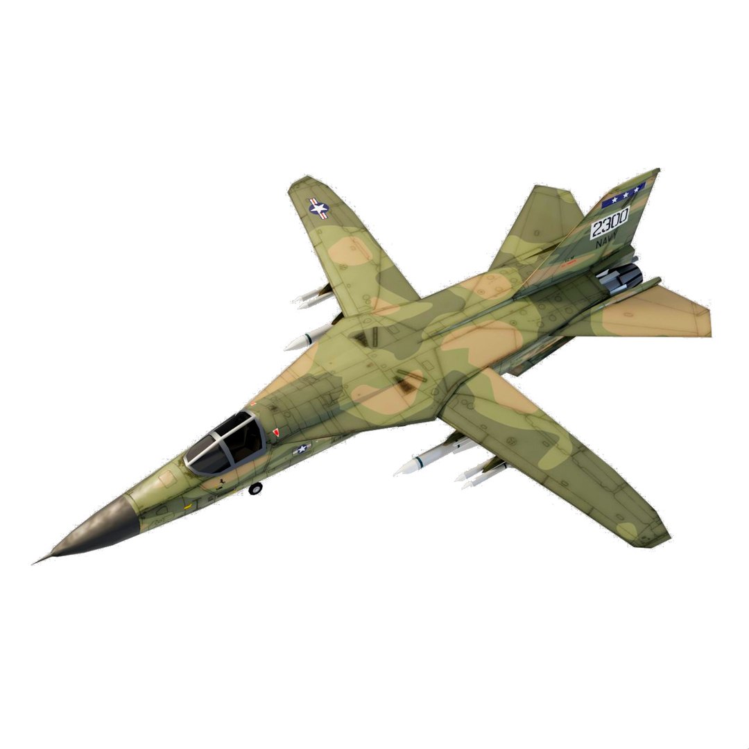 3D General Dynamics F-111 Aardvark Jet Fighter - TurboSquid 1899136