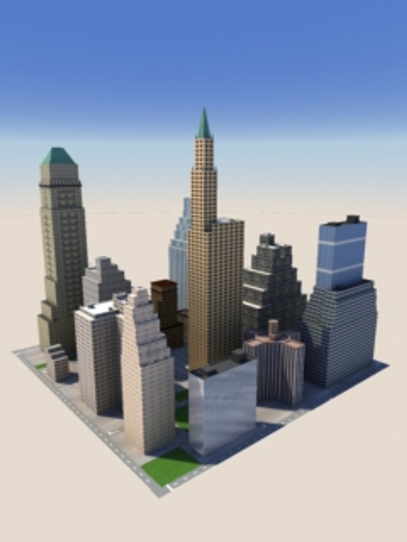 City Bloc 3d Model