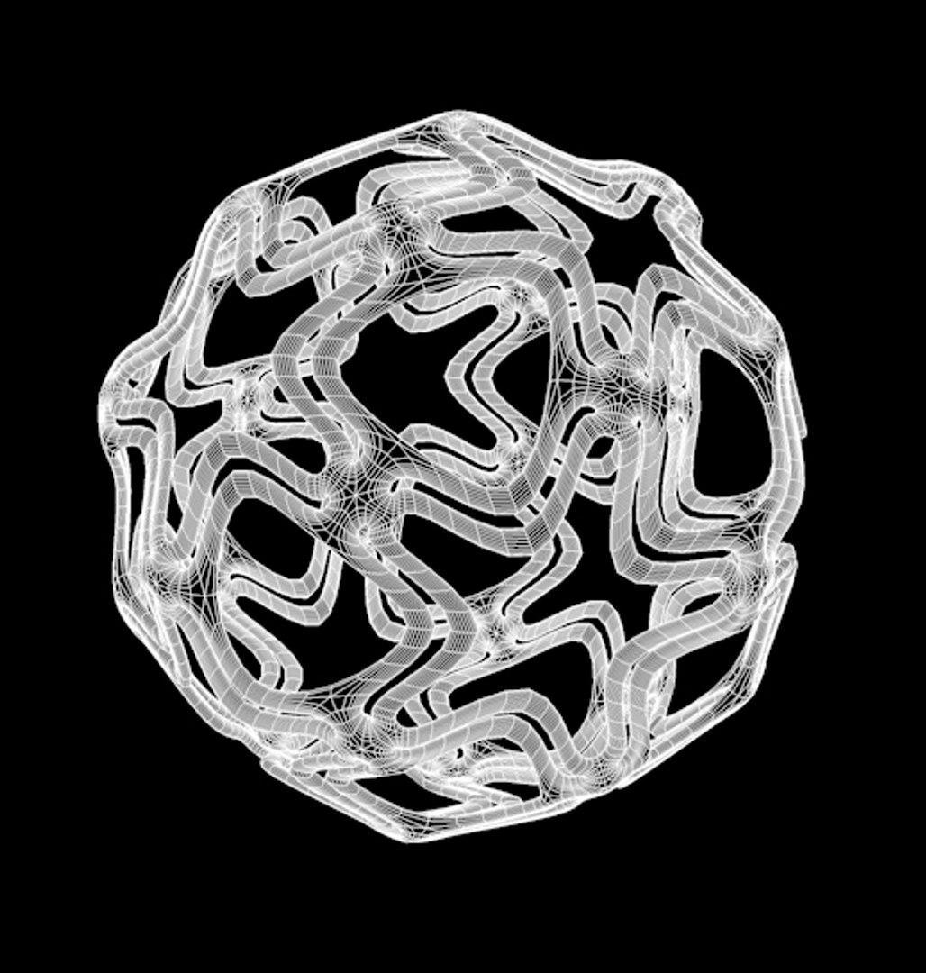 abstract ball 3d 3ds