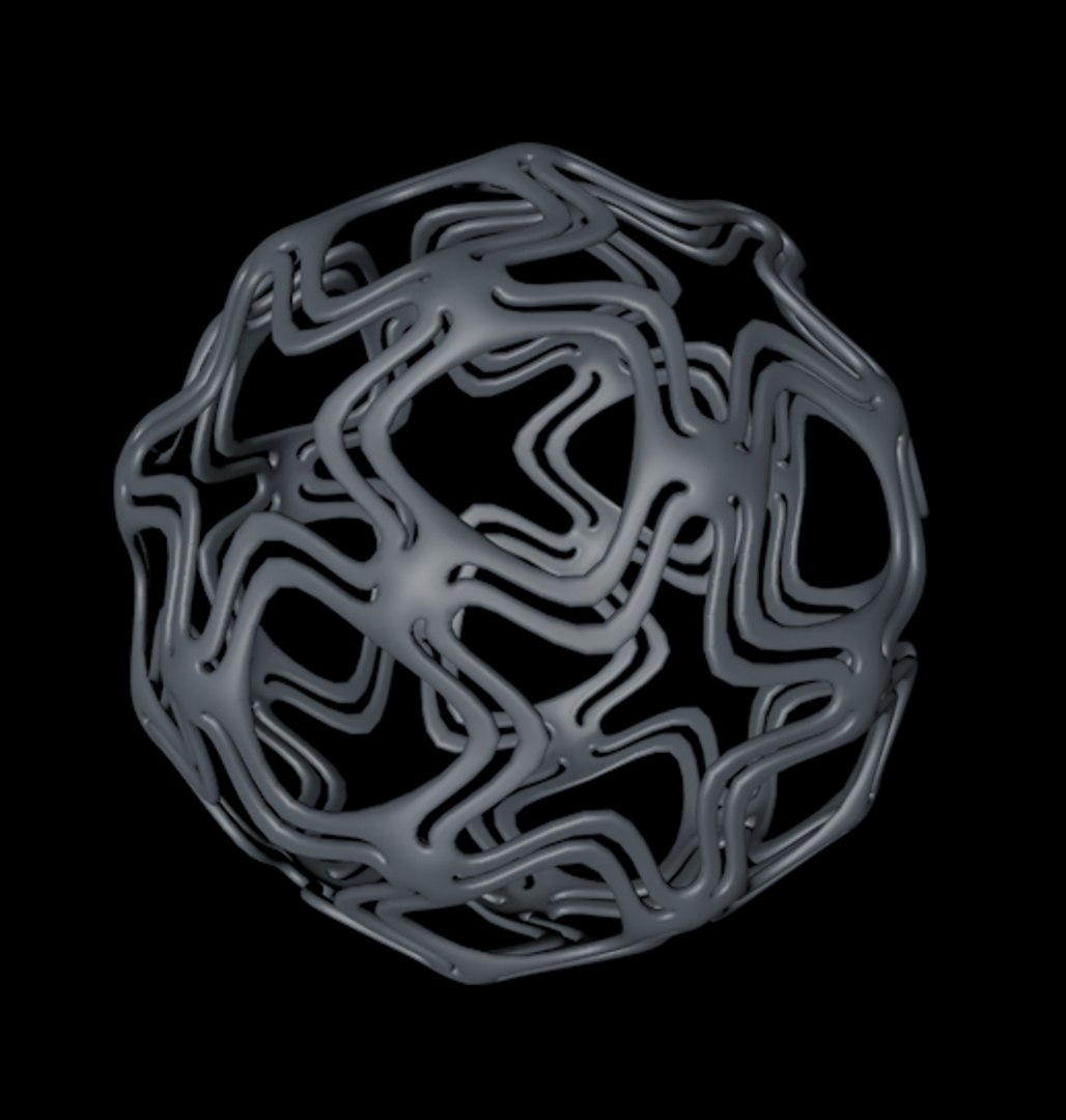 abstract ball 3d 3ds