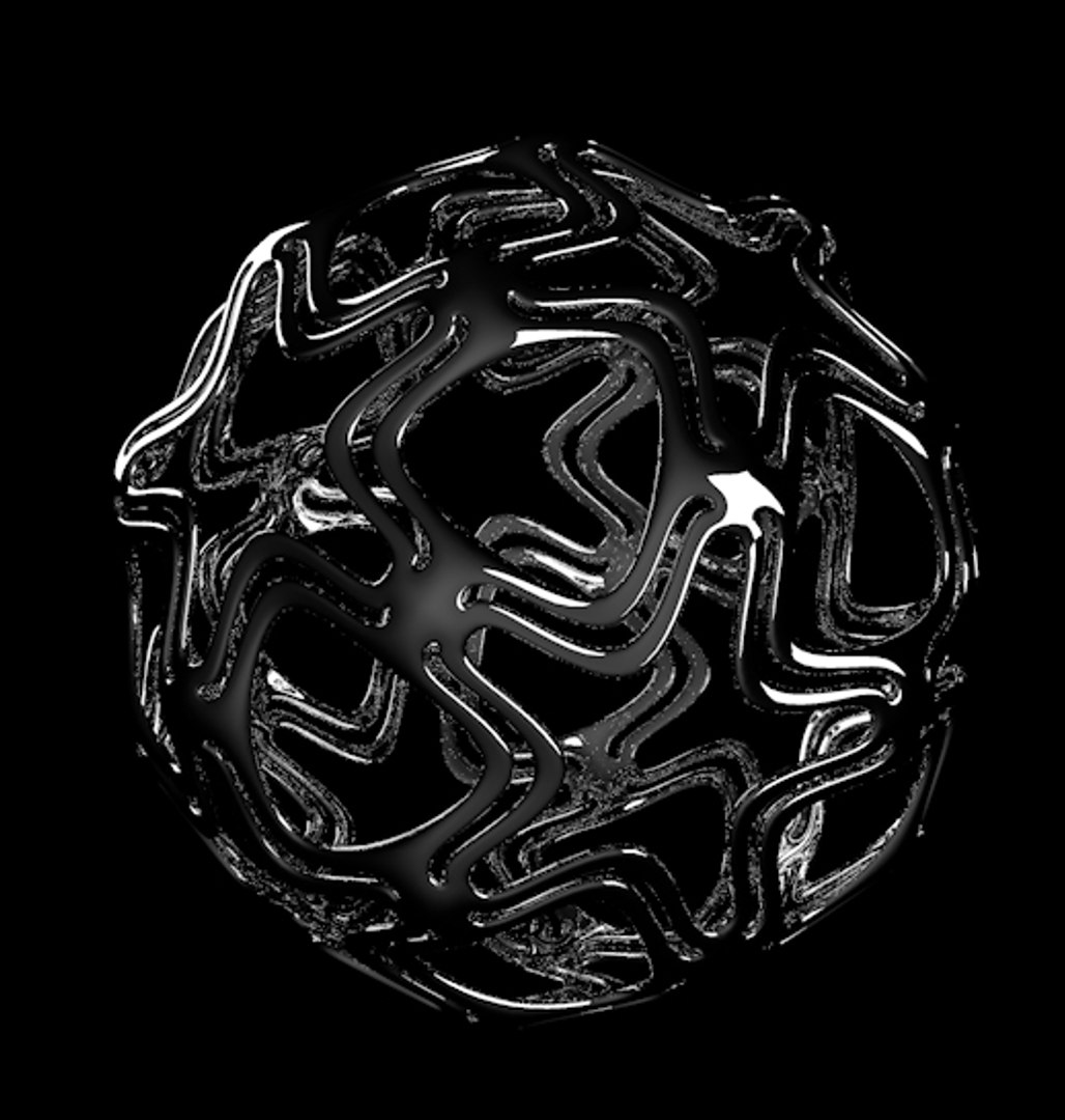 abstract ball 3d 3ds
