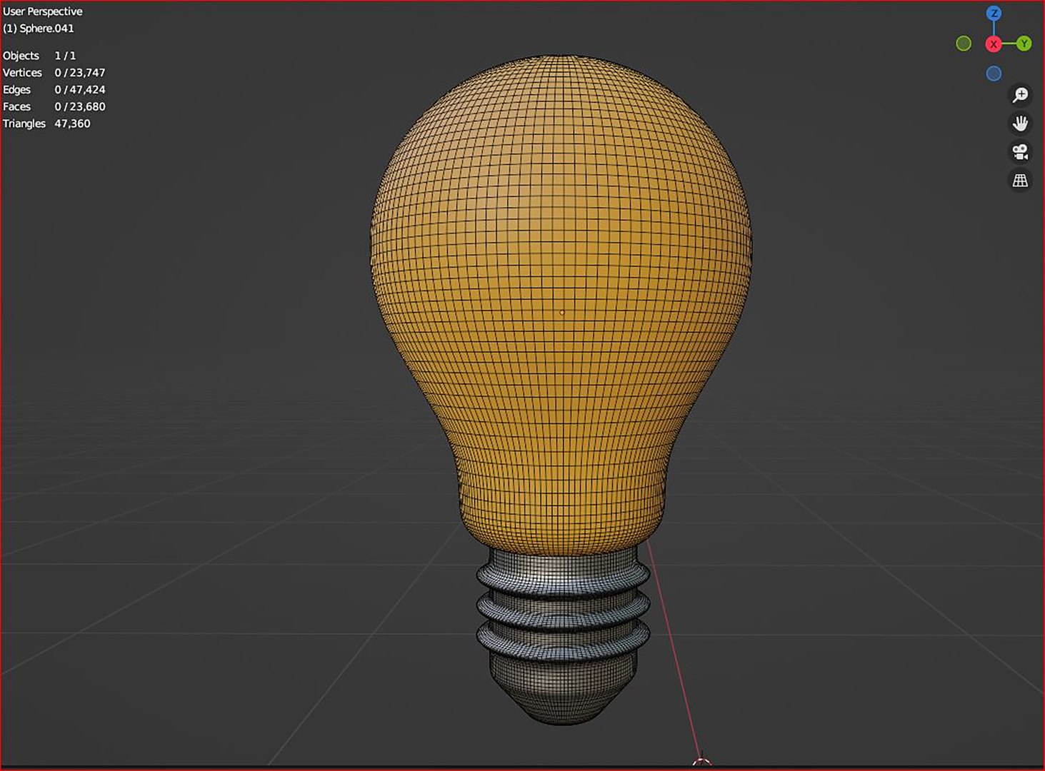 3d Yellow Light Bulb Icon 3D Model - TurboSquid 2066382