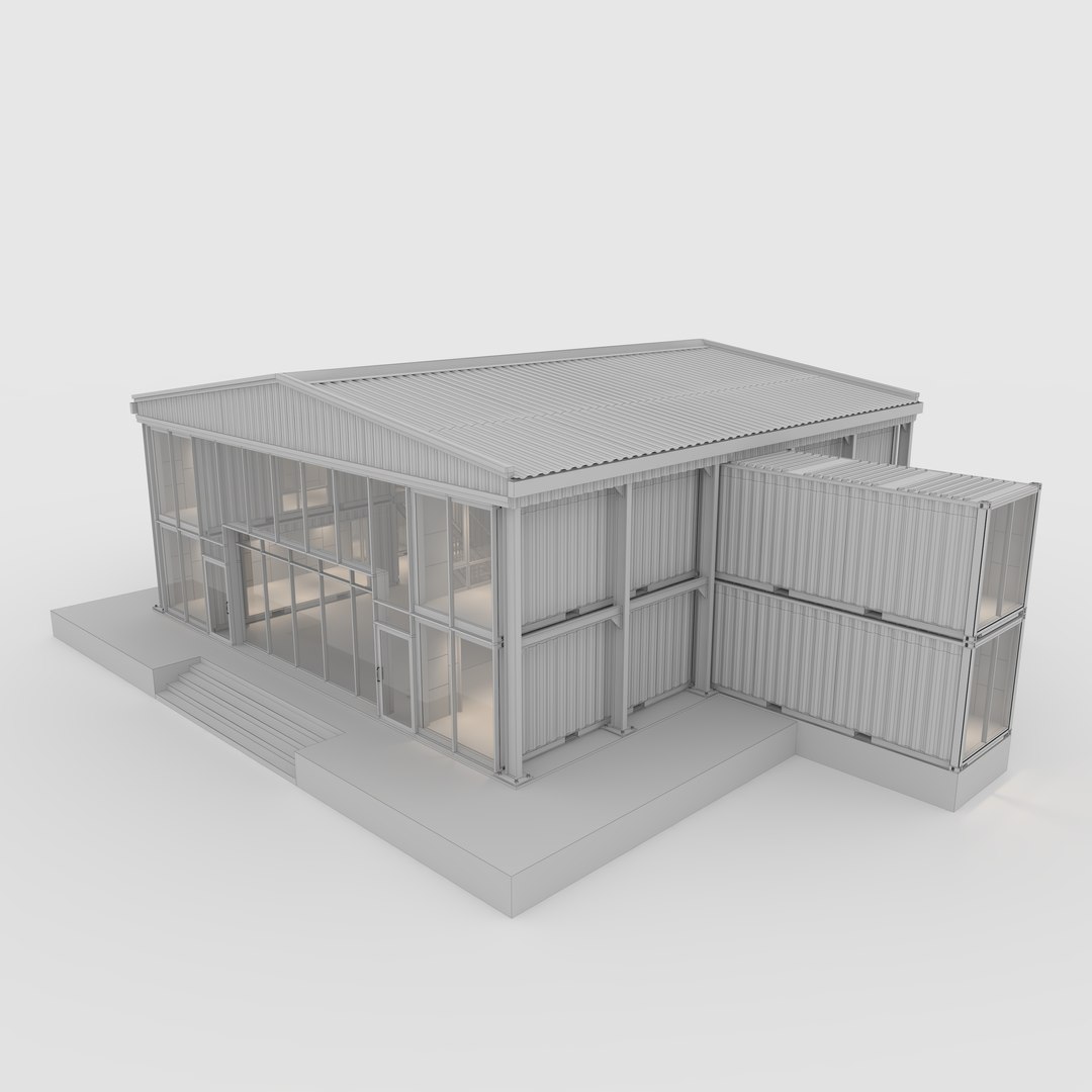 3D model Container House 1 - TurboSquid 2107531