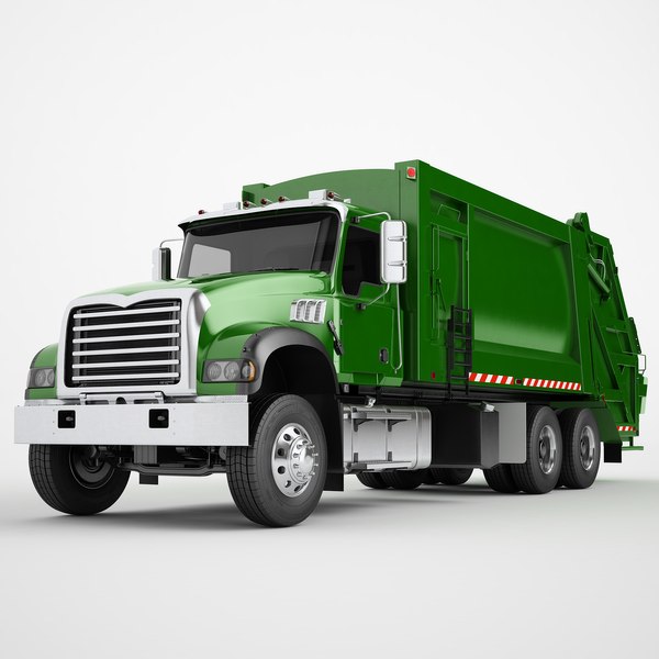 3D Garbage Truck Generic 01 - TurboSquid 1813203