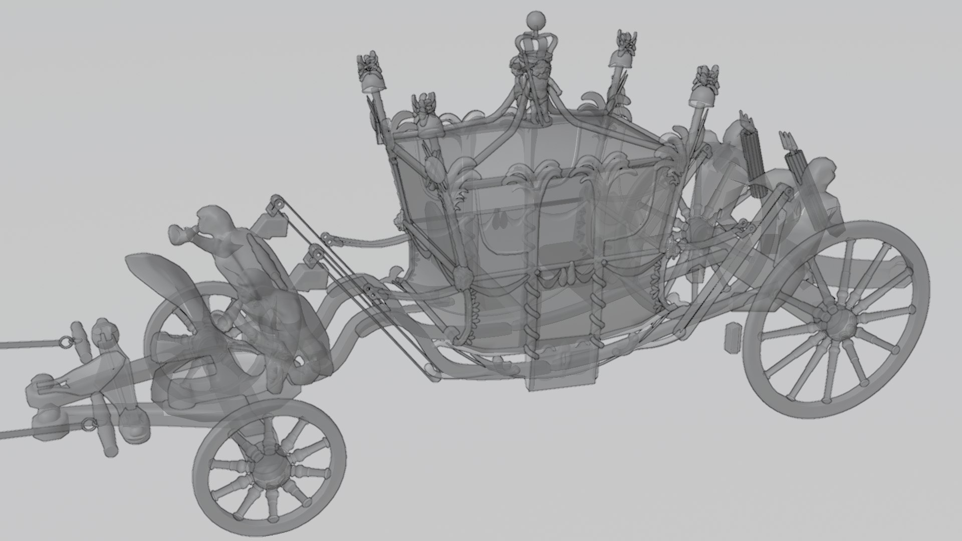 Golden State Coach 3D Model - TurboSquid 2184874