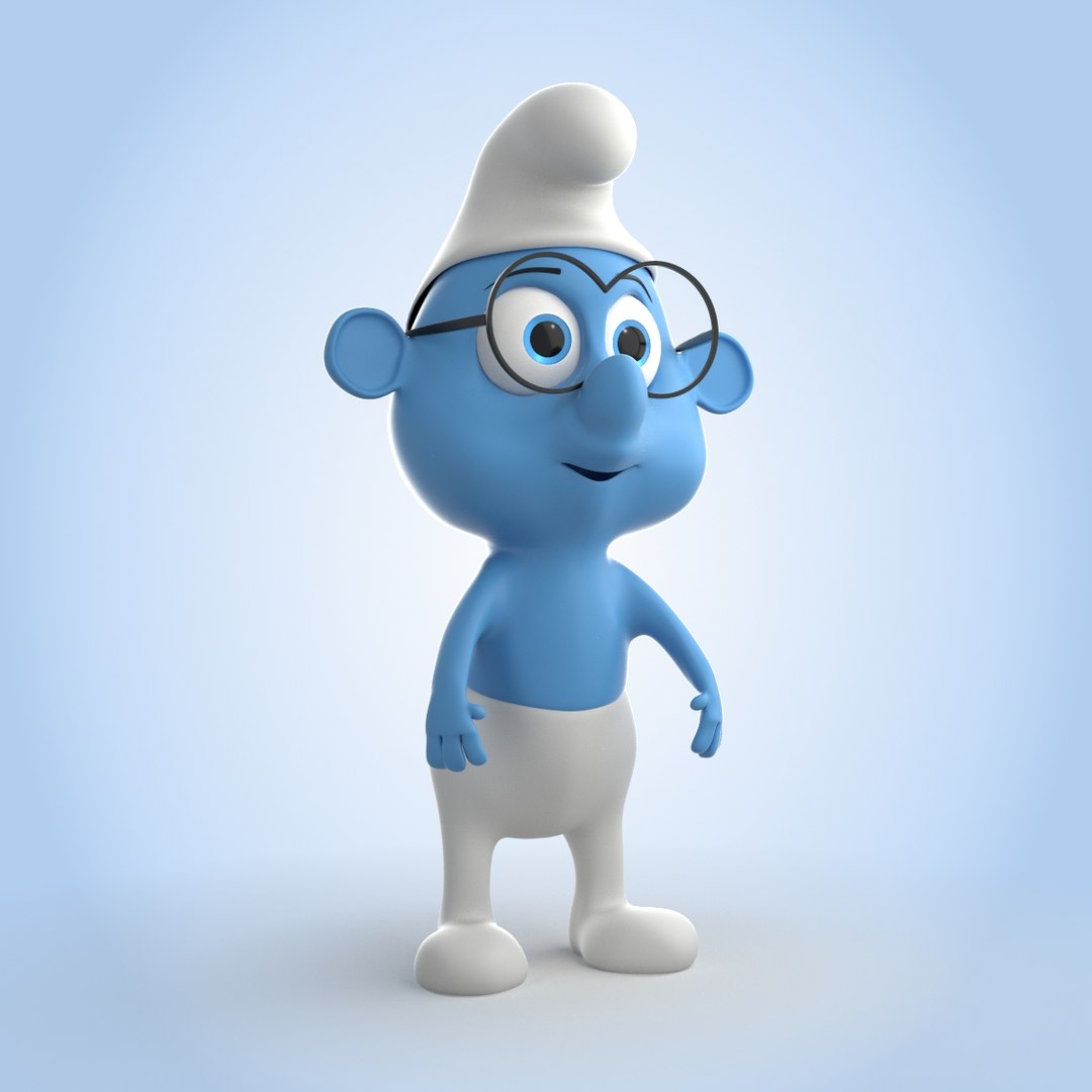 Brainy Smurf 3D Model - TurboSquid 2028898