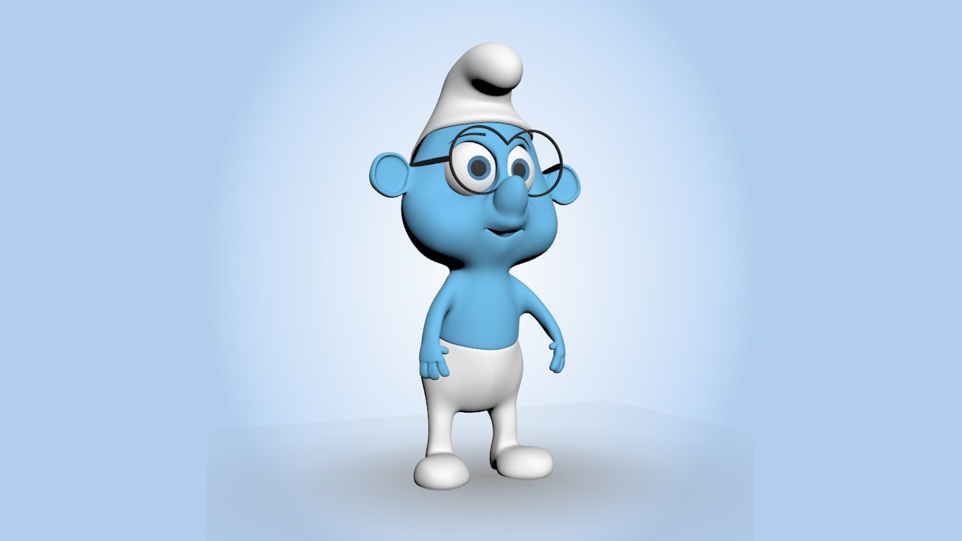 Brainy Smurf 3D Model - TurboSquid 2028898