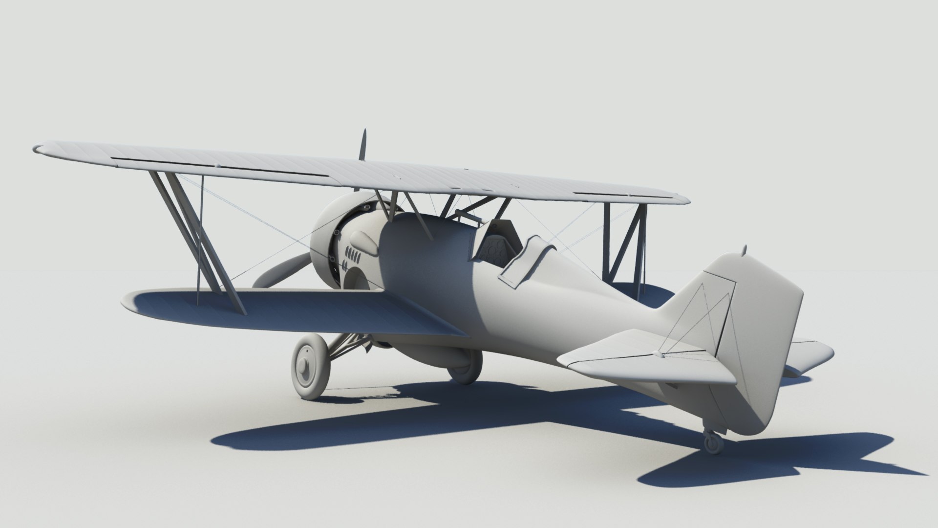 3d Bf2c-1 Hawk Iii Model