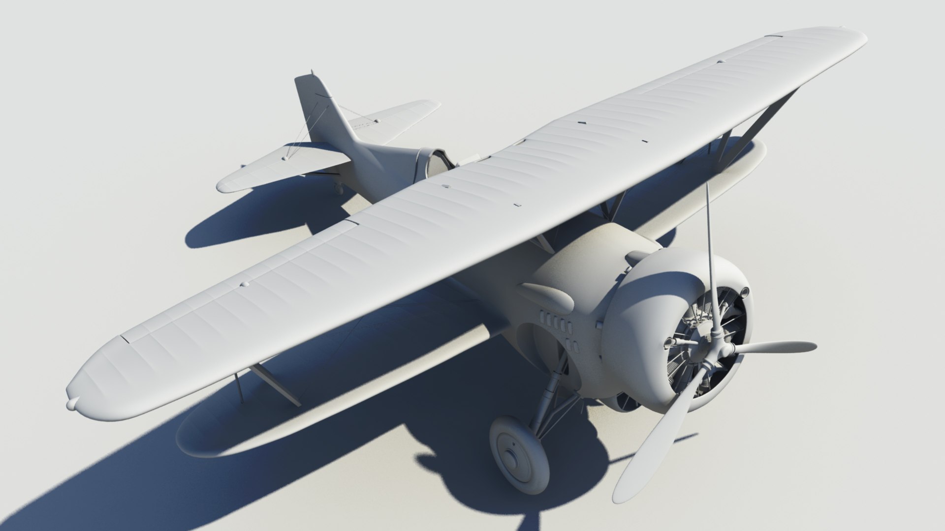 3d Bf2c-1 Hawk Iii Model