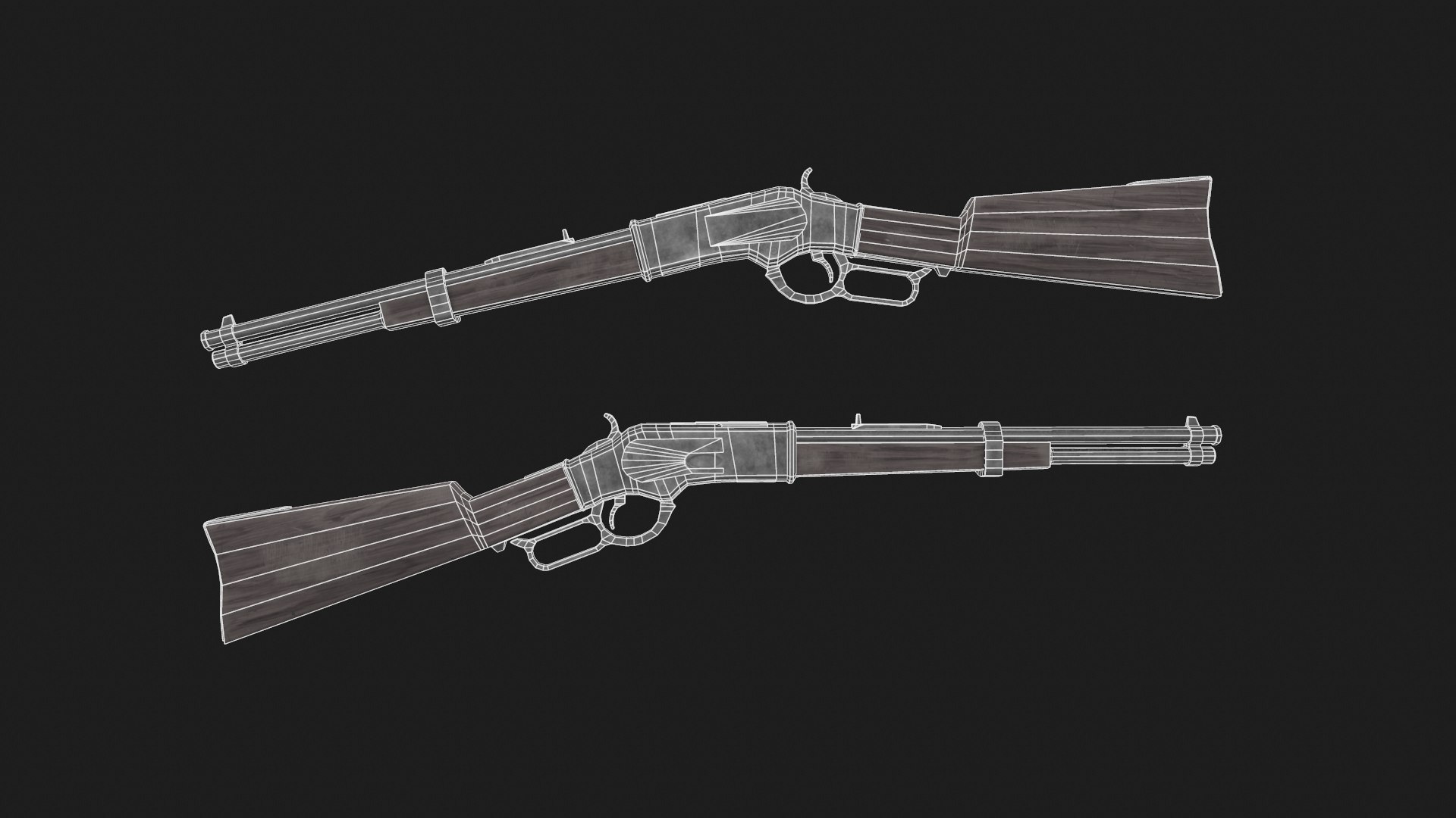 Winchester 1887 3D Model - TurboSquid 1411667