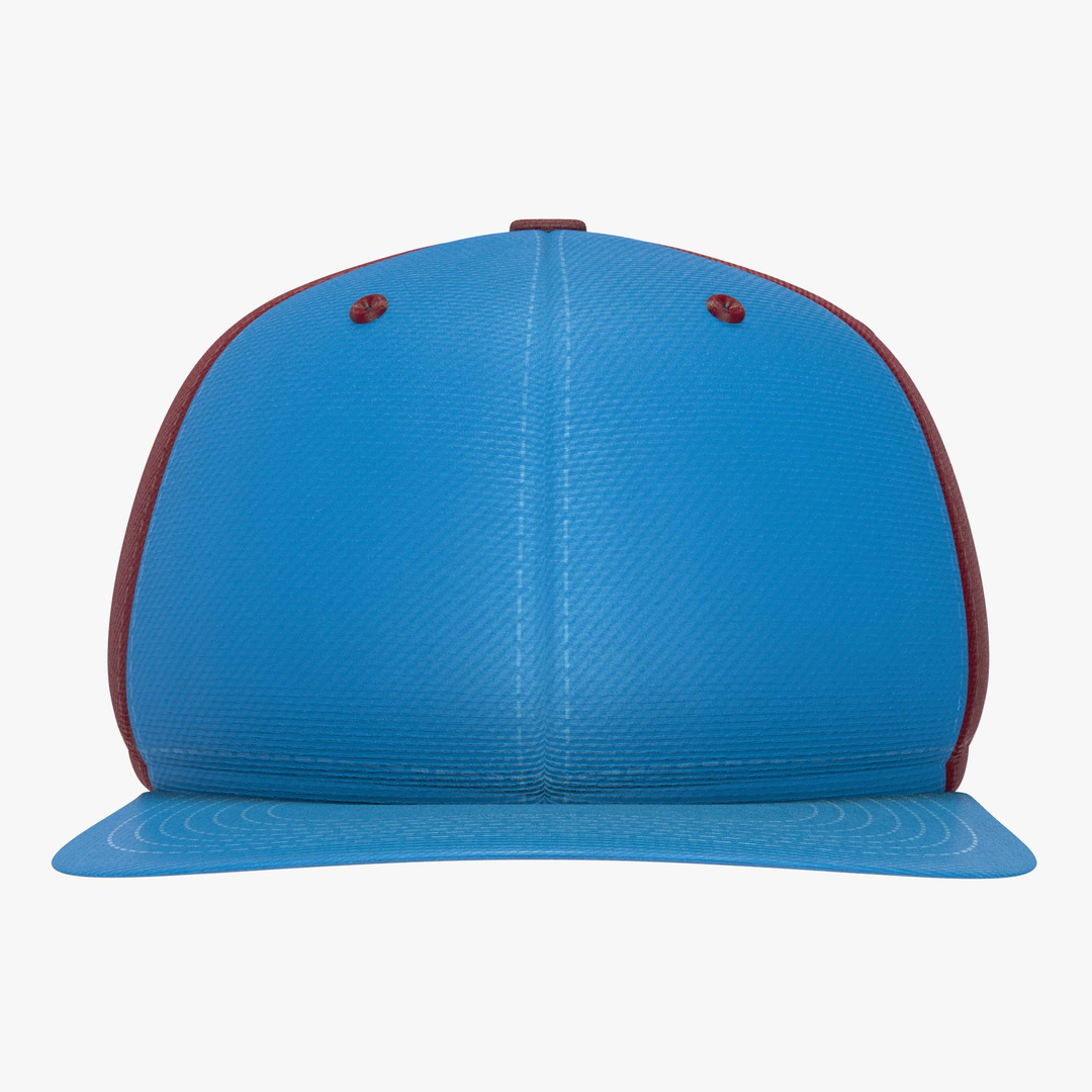blue maroon baseball cap c4d