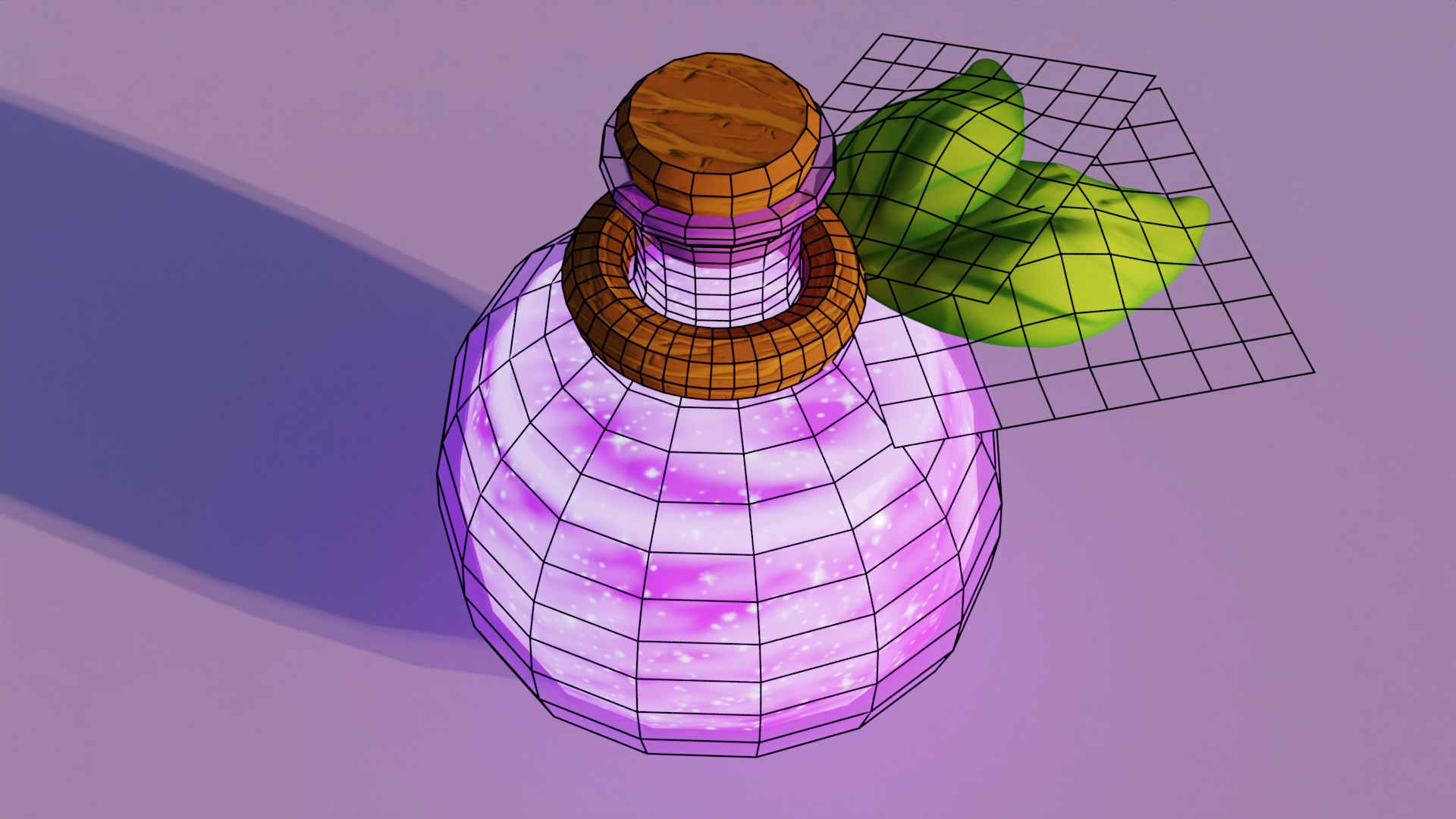 Stylized Purple Potion 3D model - TurboSquid 2070944
