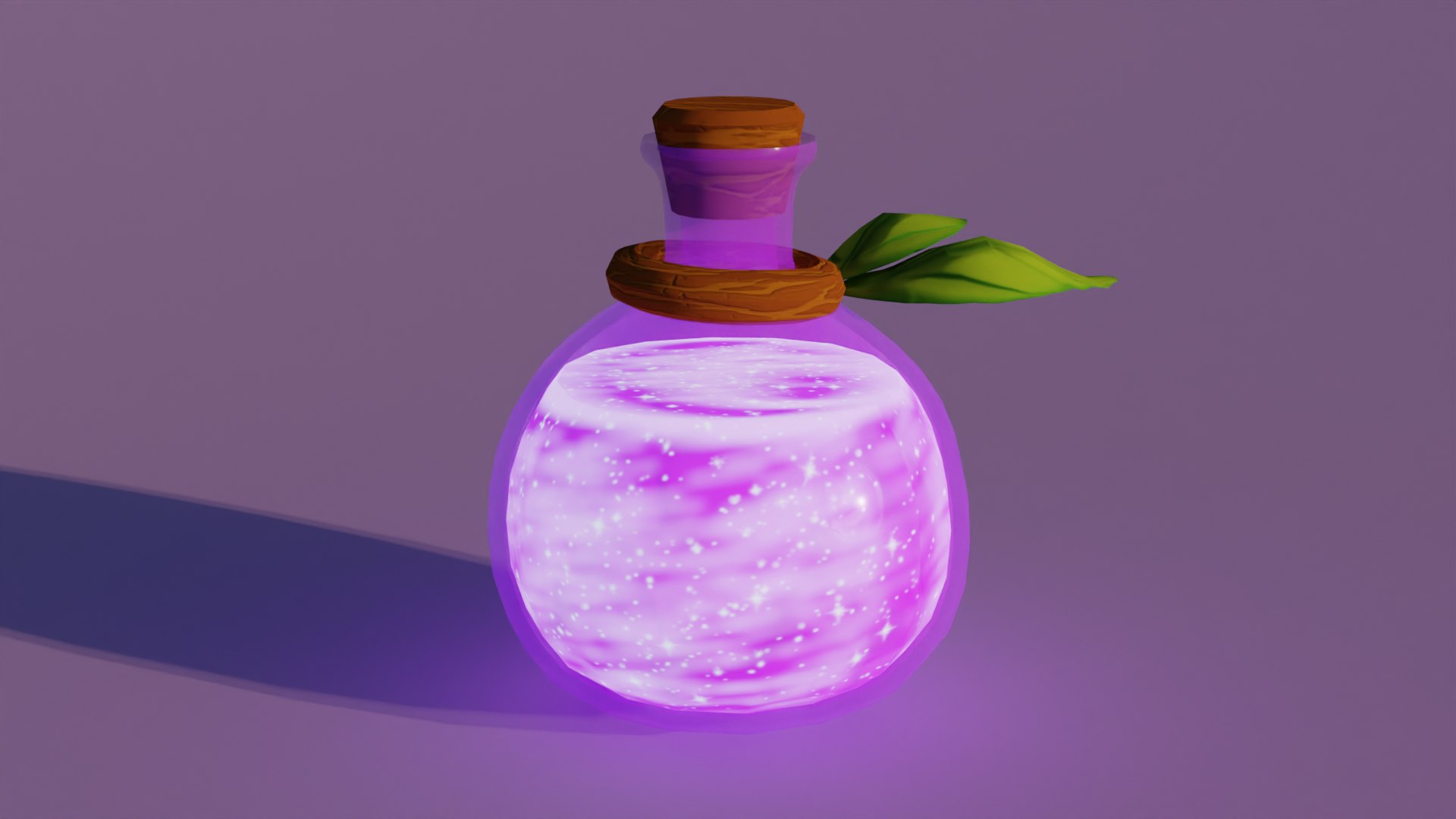 Stylized Purple Potion 3D model - TurboSquid 2070944