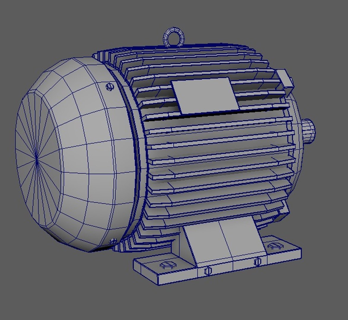 Electric Motor 3D Model - TurboSquid 1399642