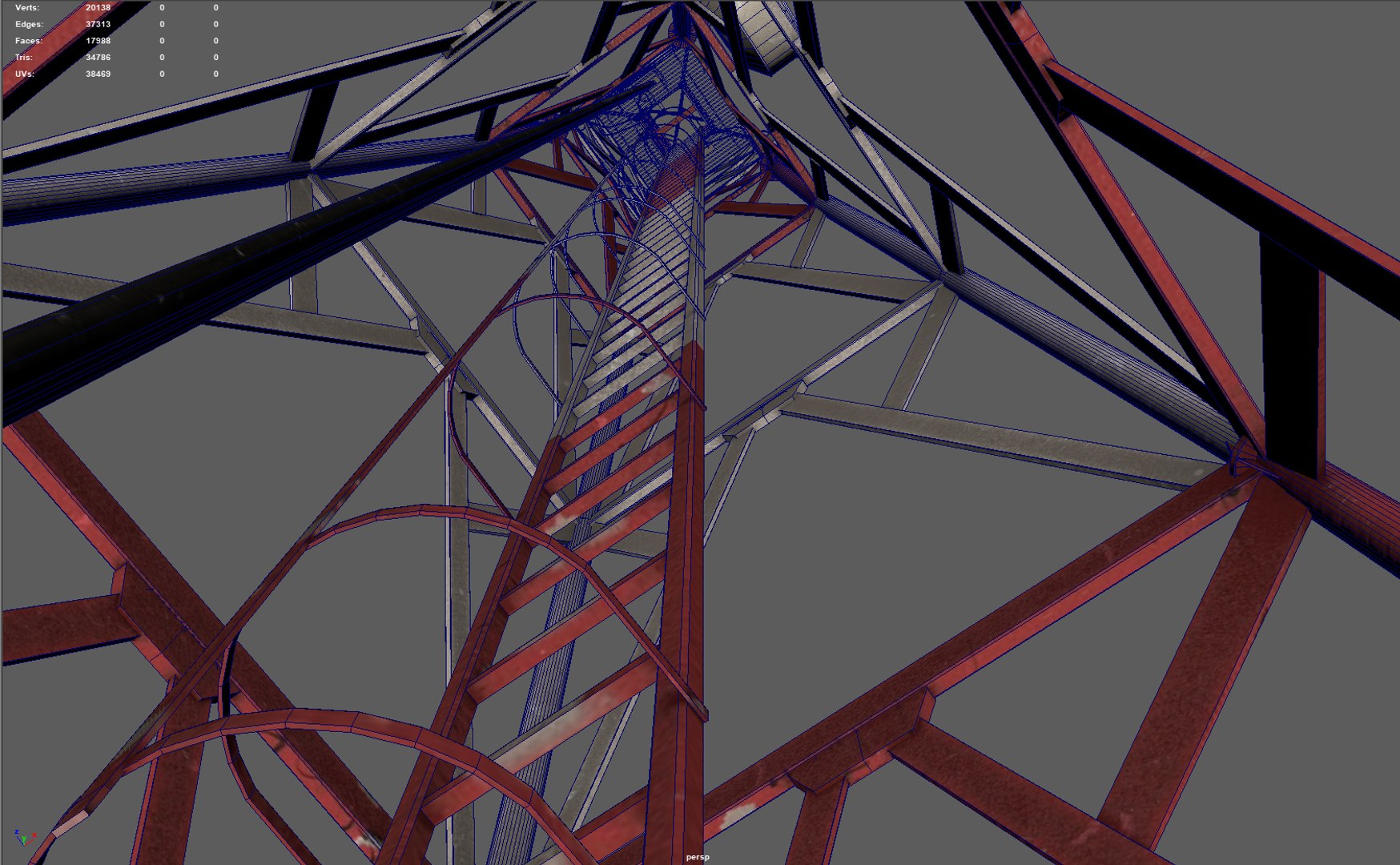 3D Radio Tower Model - TurboSquid 1690280