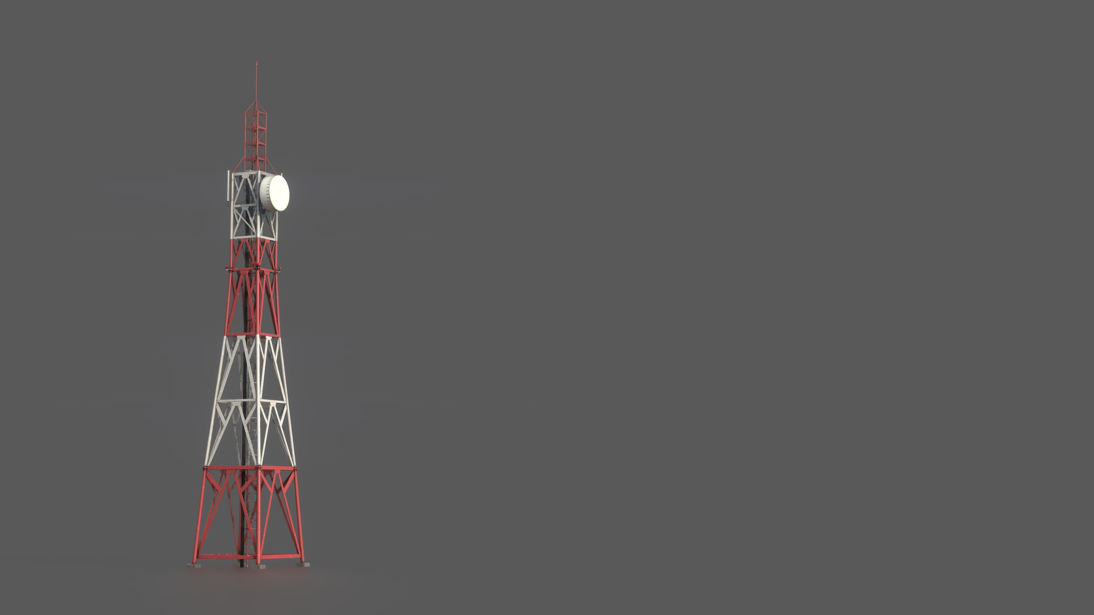 3D radio tower model - TurboSquid 1690280