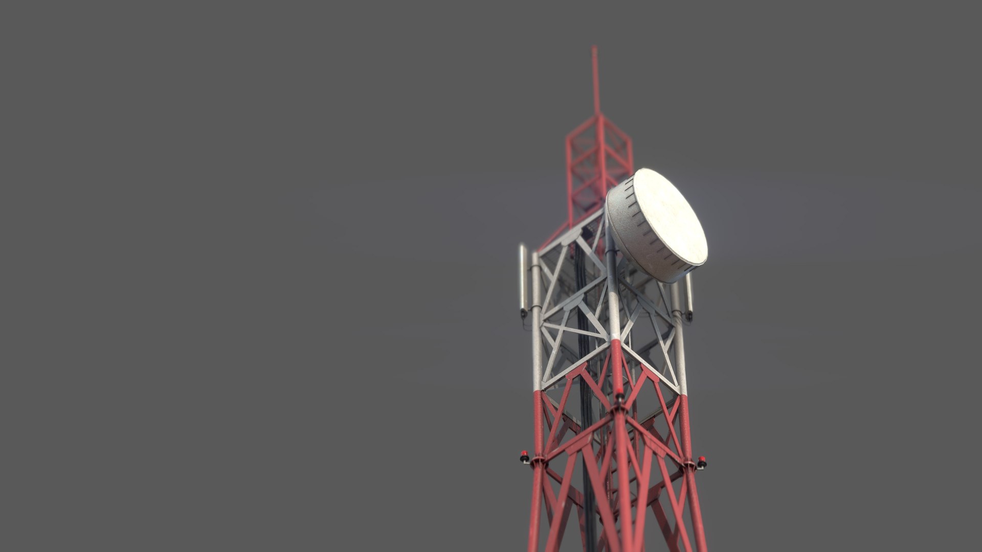 3D Radio Tower Model - TurboSquid 1690280