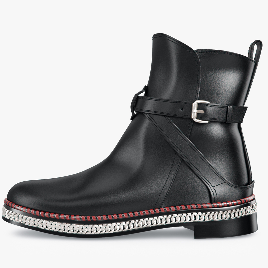 shoes louboutin chelsea chain 3d max