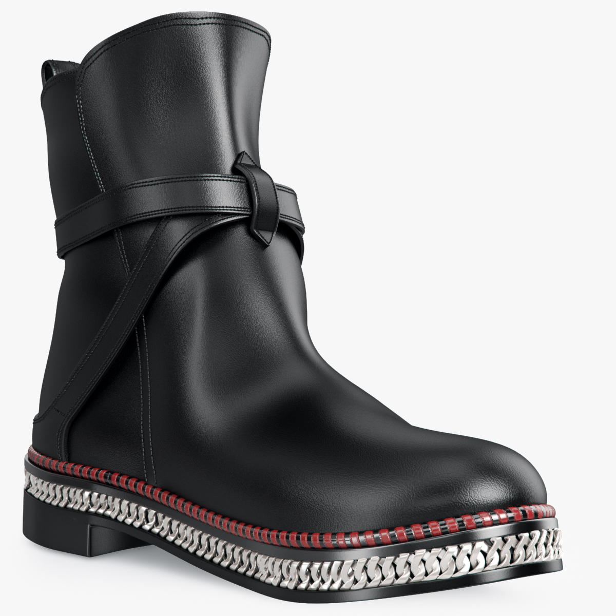 shoes louboutin chelsea chain 3d max