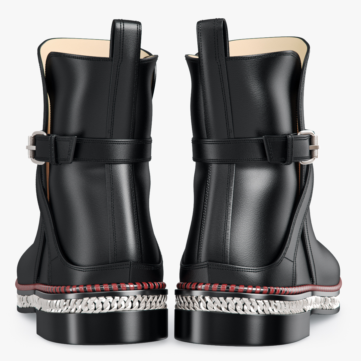 shoes louboutin chelsea chain 3d max