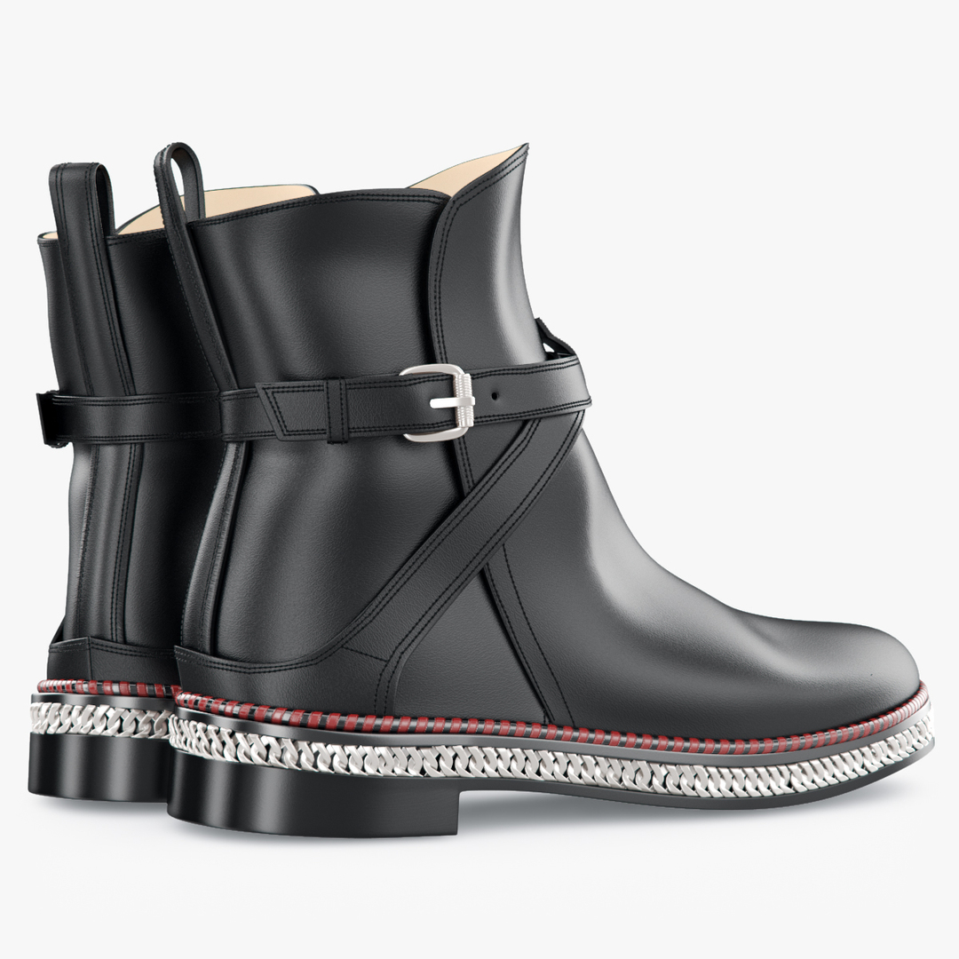 shoes louboutin chelsea chain 3d max