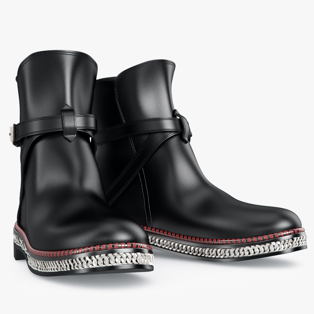 shoes louboutin chelsea chain 3d max