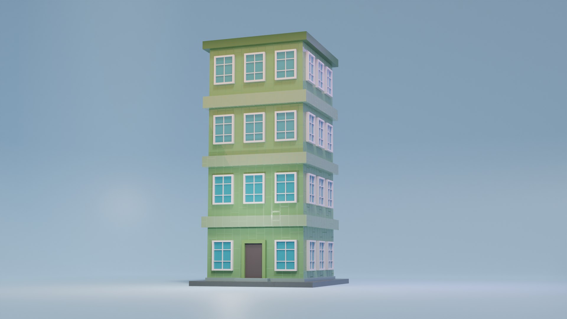 Low Poly Building 14 3D model - TurboSquid 2159726