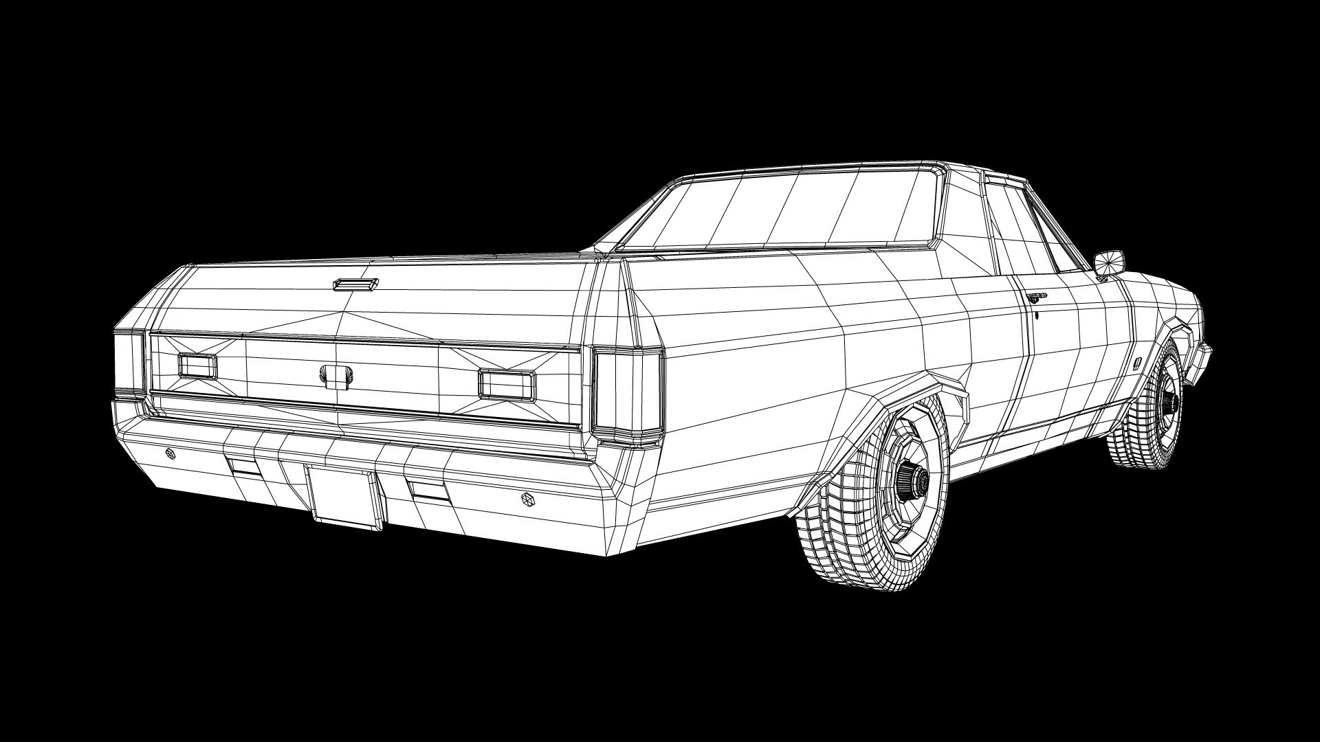 Chevrolet el camino 3D model - TurboSquid 1620335