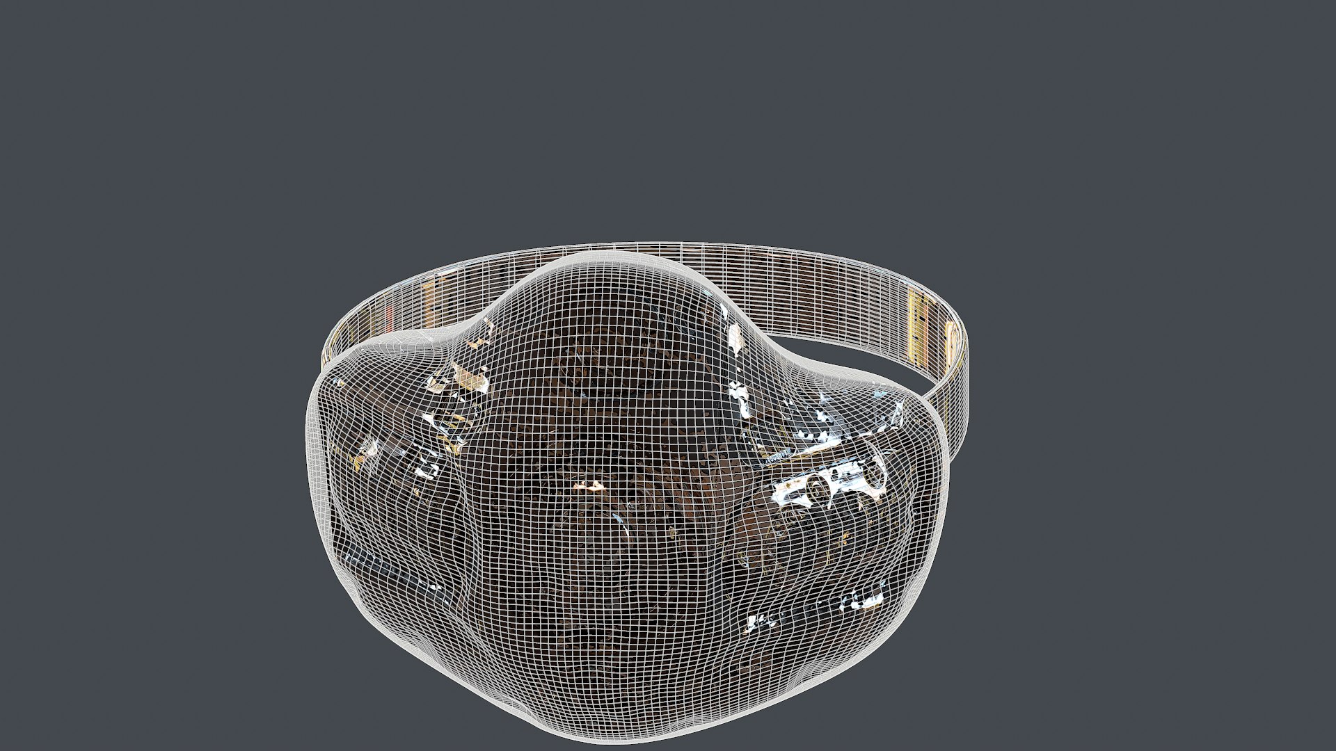 3D Gas mask respirator scifi mode 3D model model - TurboSquid 1930504