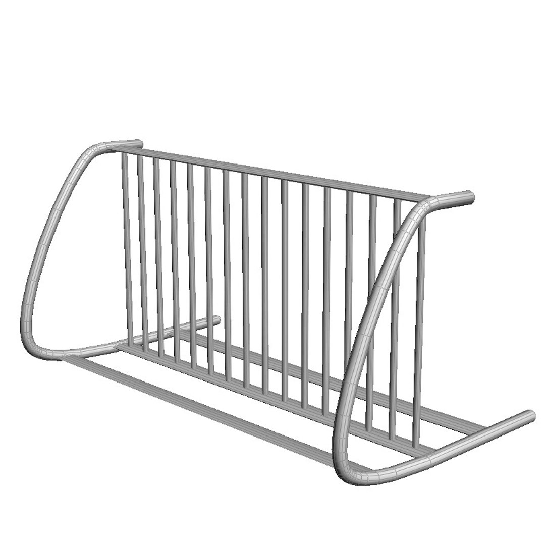 3d Bike Rack Model
