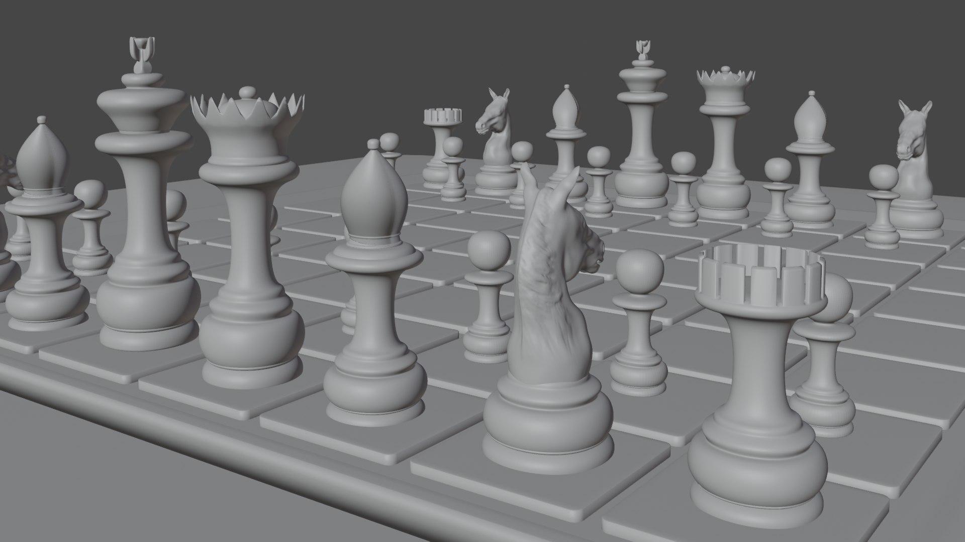 Chess High Quality 3D Model - TurboSquid 2054135