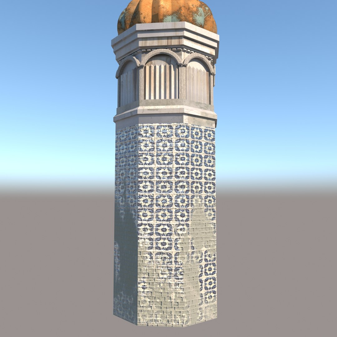 3D Minaret - TurboSquid 1236536