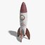 Rocket Retro 3d Obj
