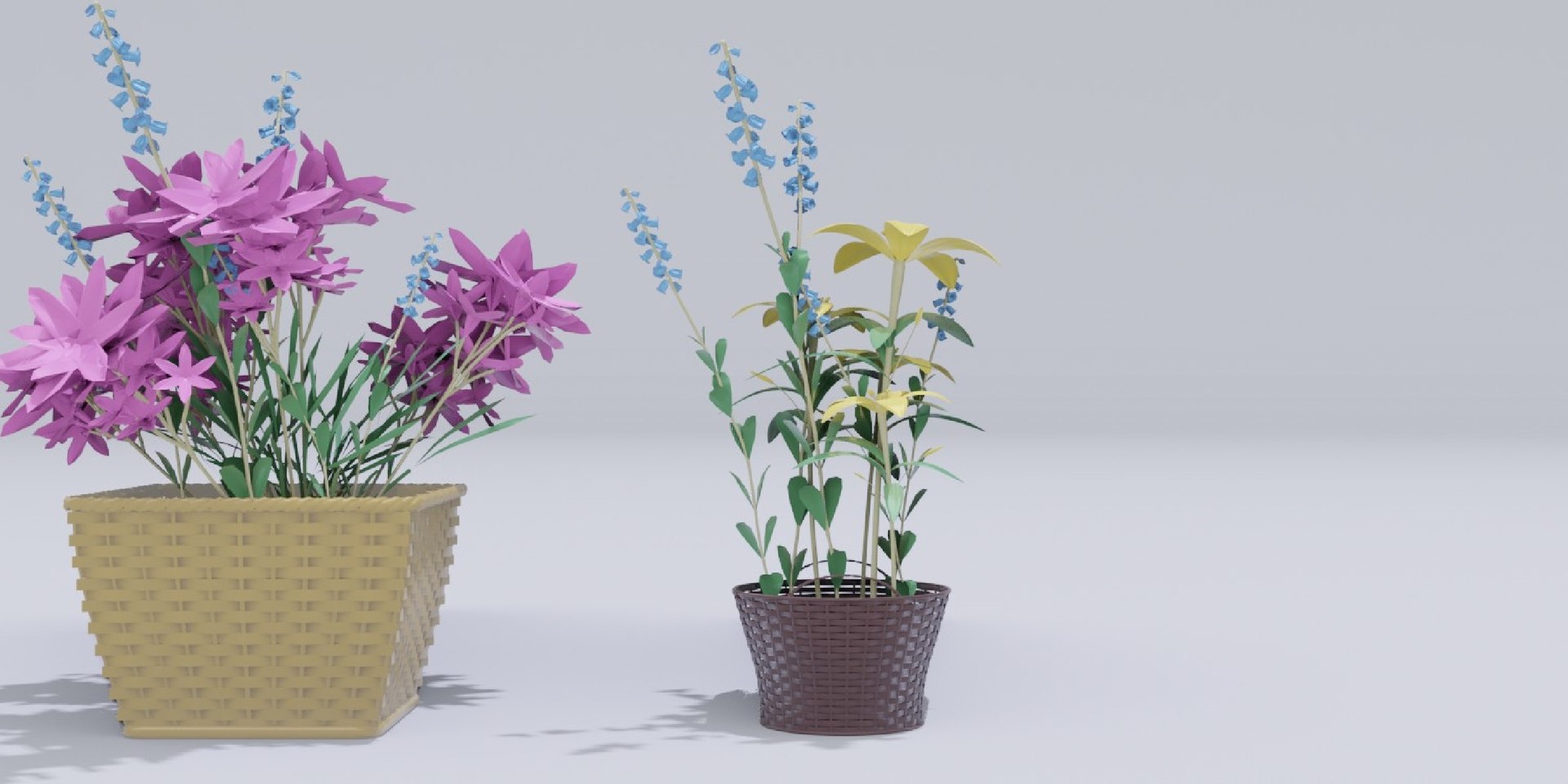 3D Flowerbasket model in Blender - TurboSquid 1982730