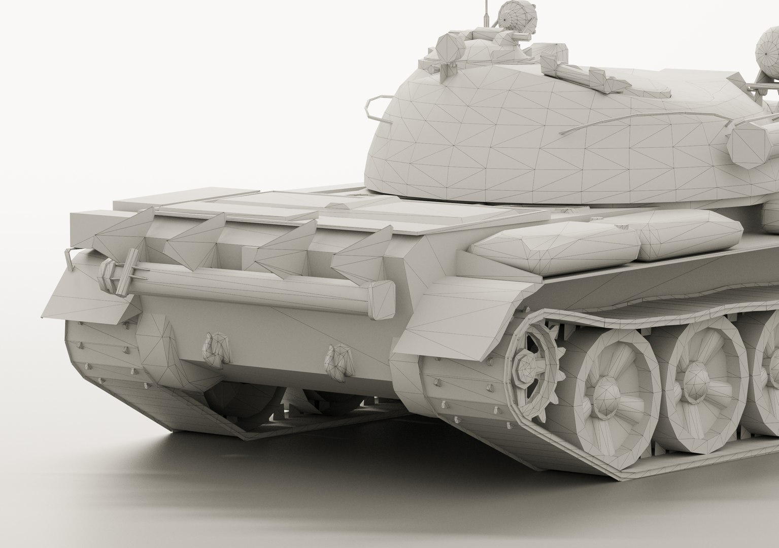 TANK T55-a 3D Model - TurboSquid 2132731
