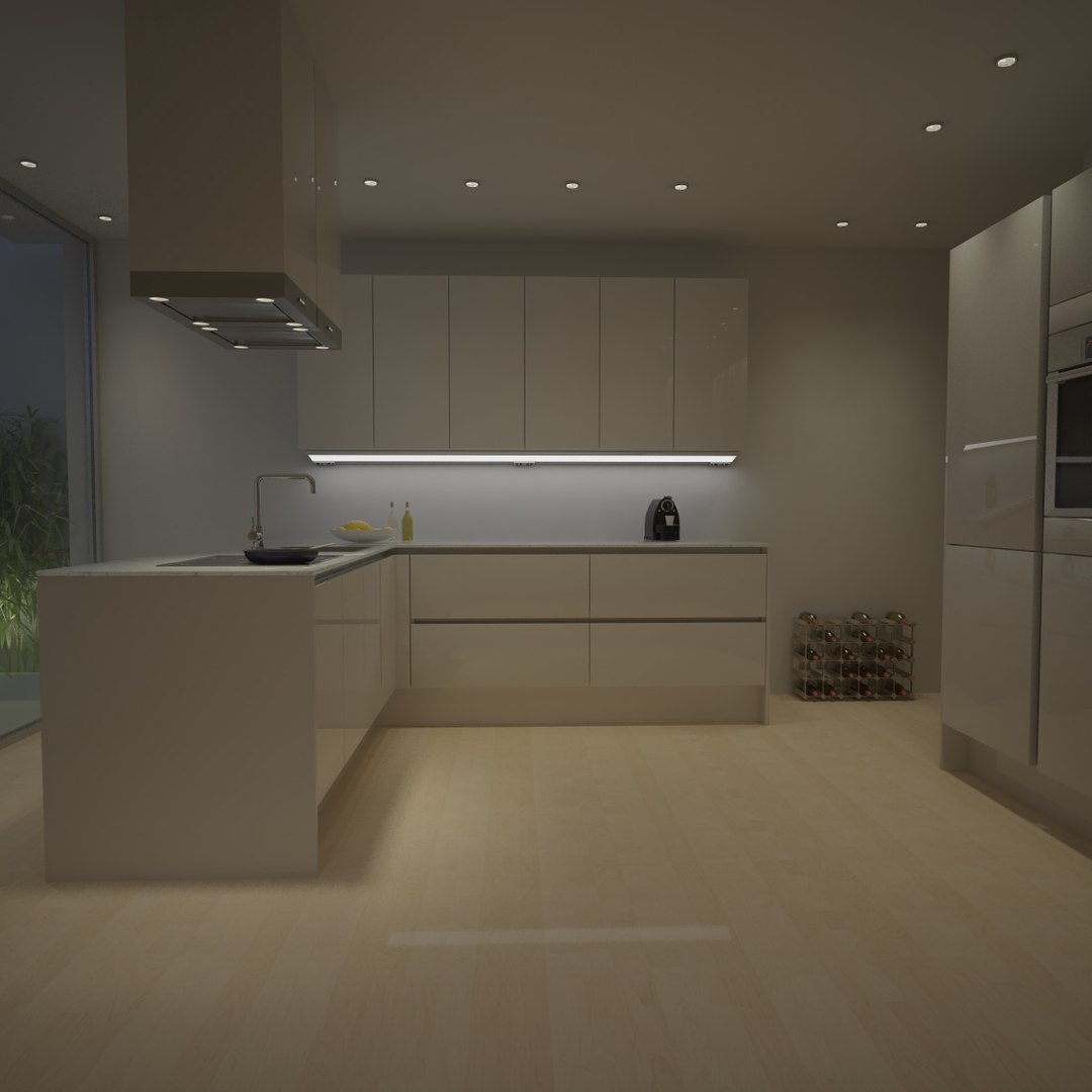 Kitchen Scene 3ds