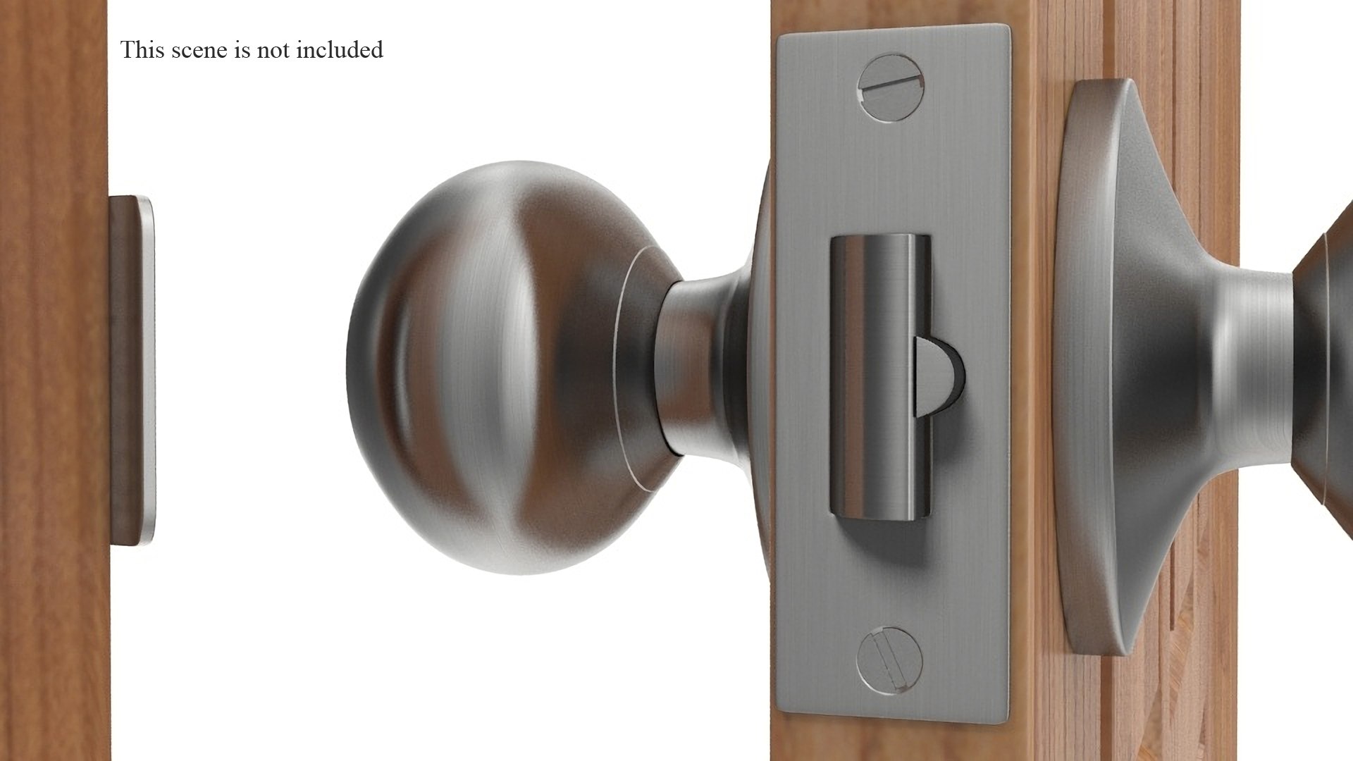 Door Lock Deadlatch Screwhead 3D - TurboSquid 1699919