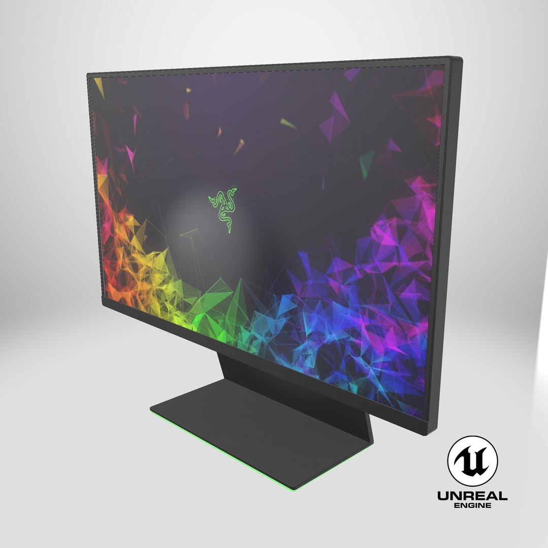 Razer Raptor 27 Computer Monitor1 Model - TurboSquid 2208812