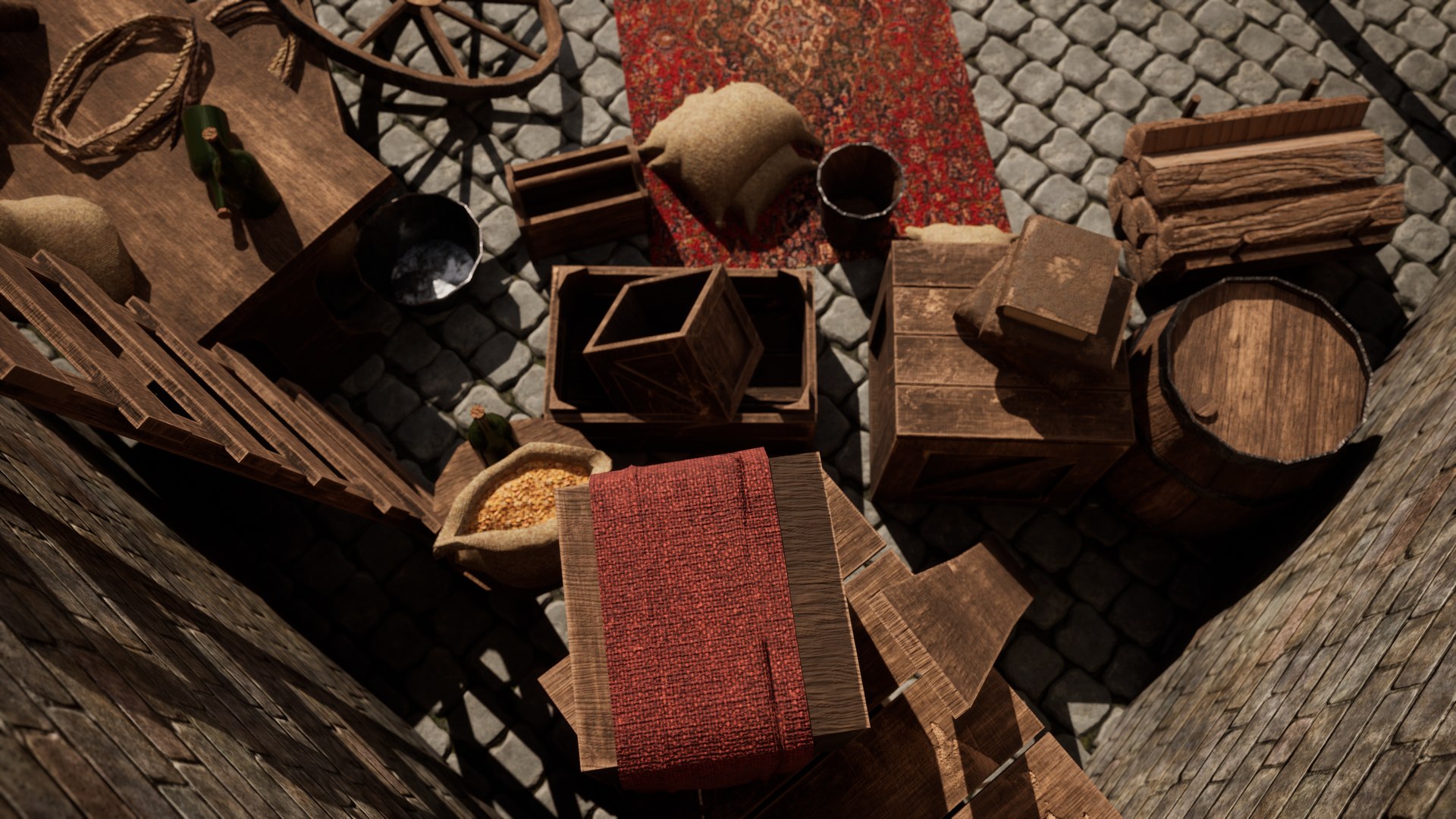 Medieval Props Pack 3D Model - TurboSquid 2253754