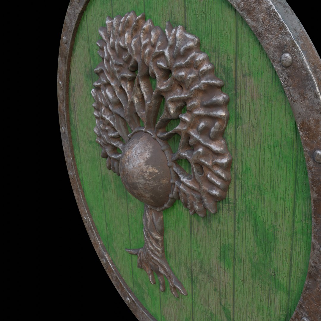 Medieval Tree Shield Model - TurboSquid 2335712