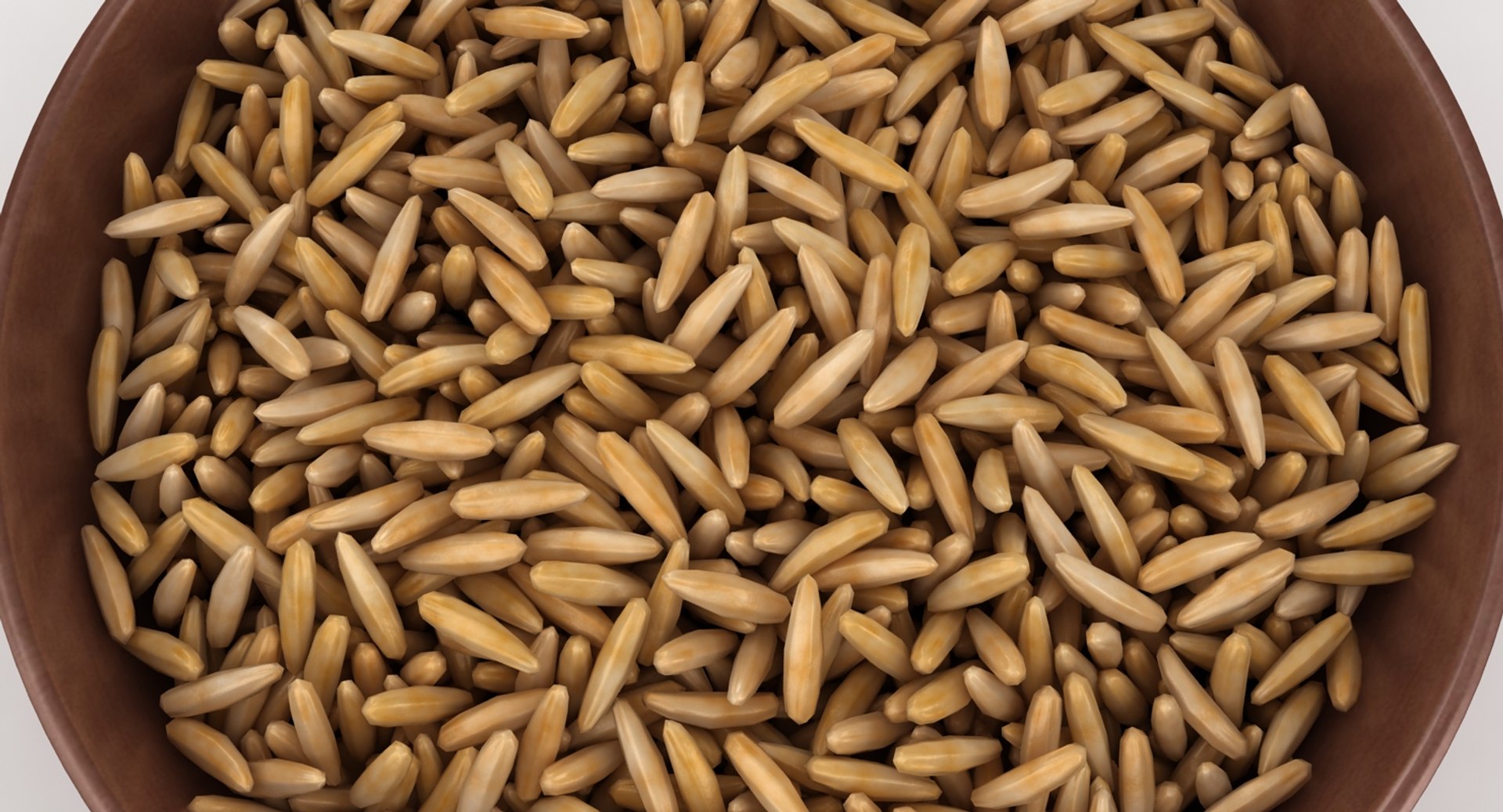 Realistic Brown Rice Bowl 3D - TurboSquid 1171160