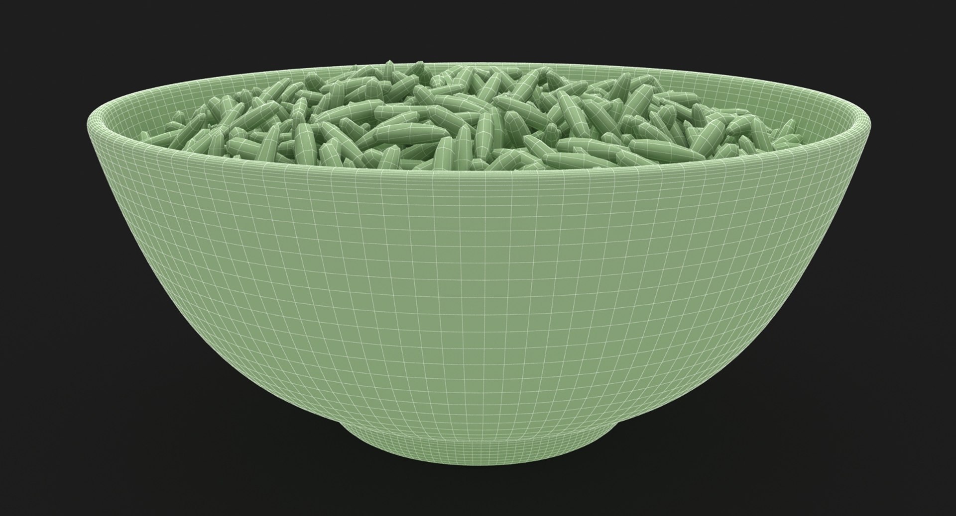 Realistic Brown Rice Bowl 3D - TurboSquid 1171160