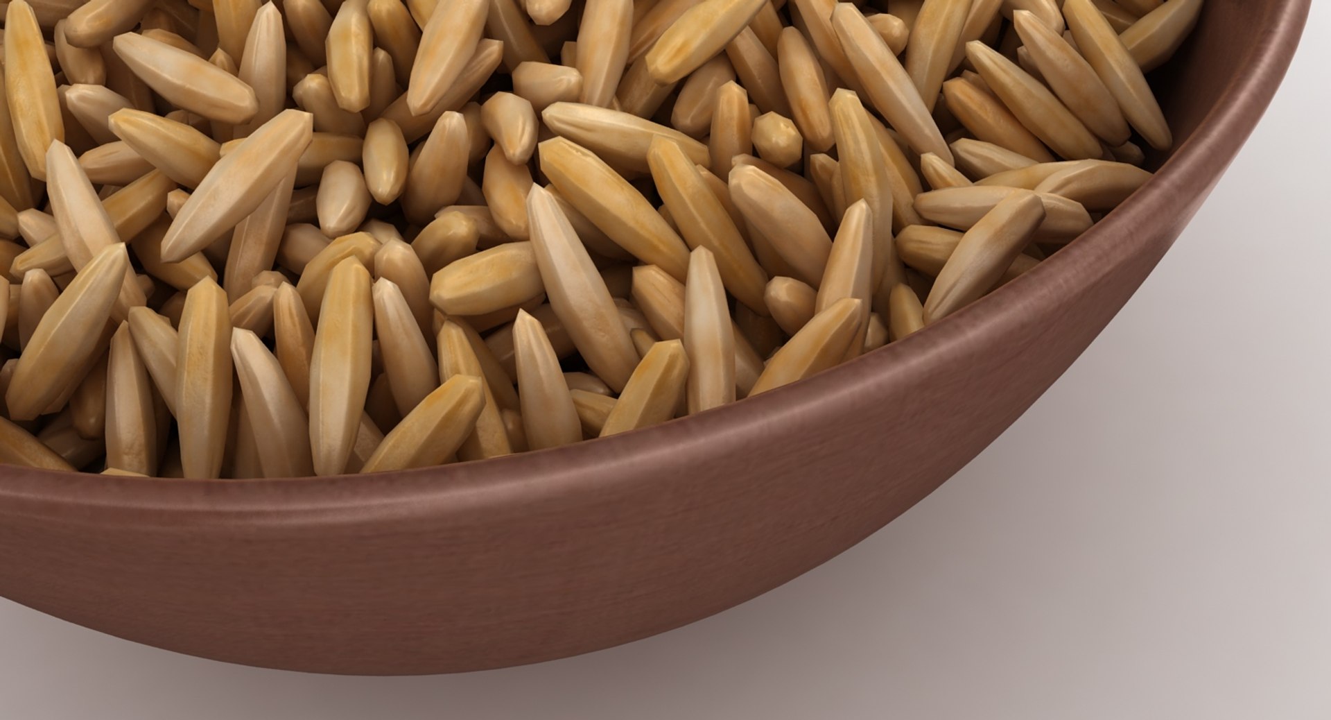 Realistic Brown Rice Bowl 3D - TurboSquid 1171160