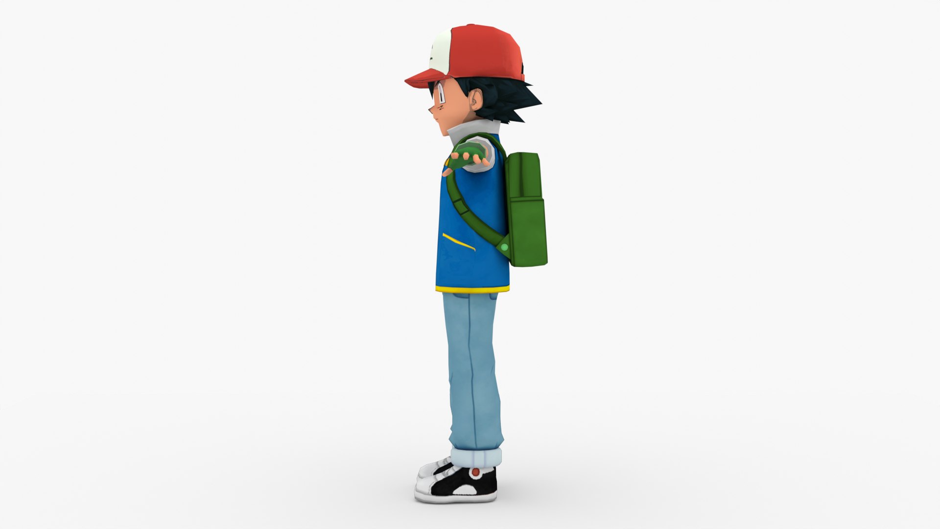 3D Ash Ketchum From Pokemon Model - TurboSquid 2348791
